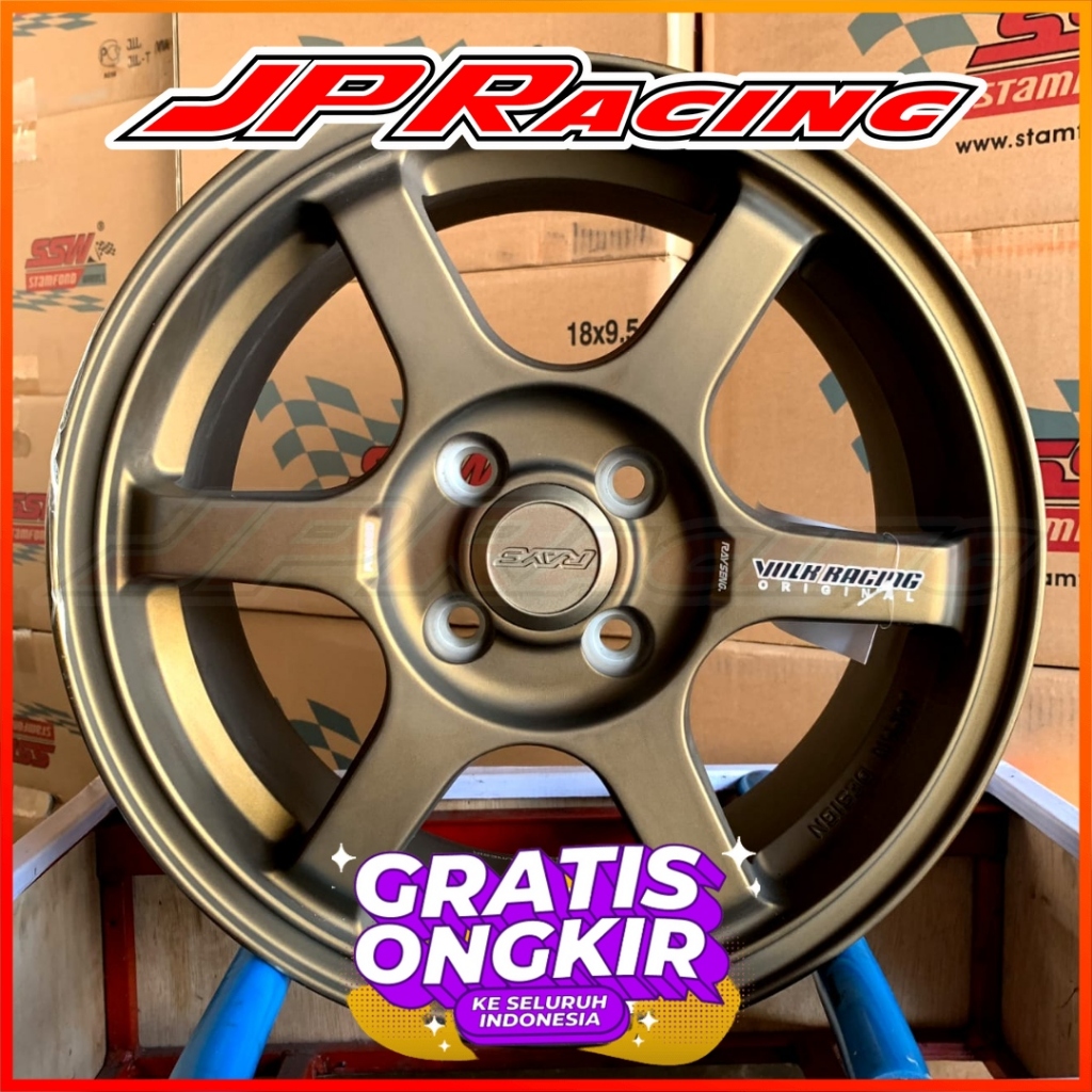 Jual Velg Mobil Rays TE37 R15X6,5 4X100 ET.42 Mobil Swift Agya Jazz ...