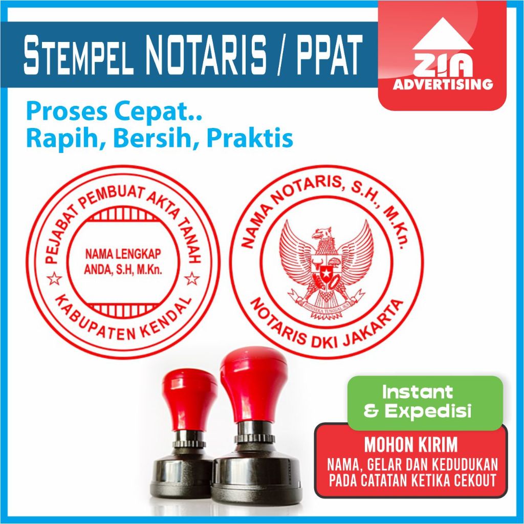 Jual Stempel Notaris / PPAT | Shopee Indonesia