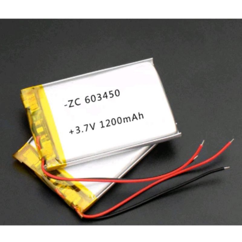 Jual Baterai Lithium Ion (Li Polymer) 3.7v/3.8v, Stok Baru -1200mah ...