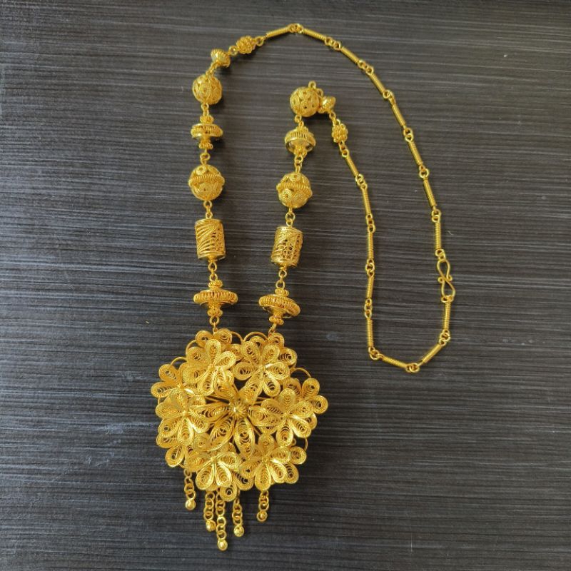 Jual kalung sultan / kalung pesta / kalung kendari / kalung adat ...
