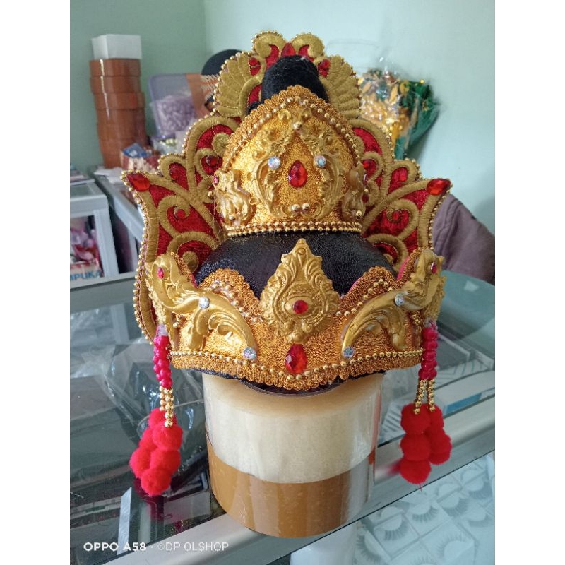 Jual mahkota ratu ken dedes/mahkota karnaval modifikasi | Shopee Indonesia