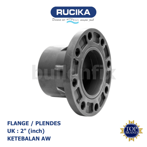Jual RUCIKA FLANGE / PLENDES PVC 2" AW (TEBAL) | Shopee Indonesia