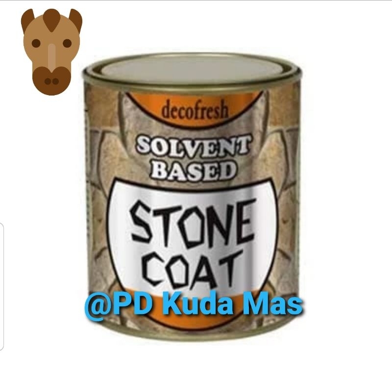Jual Cat Batu Alam STONE COAT Solvent Based 1 liter | Shopee Indonesia