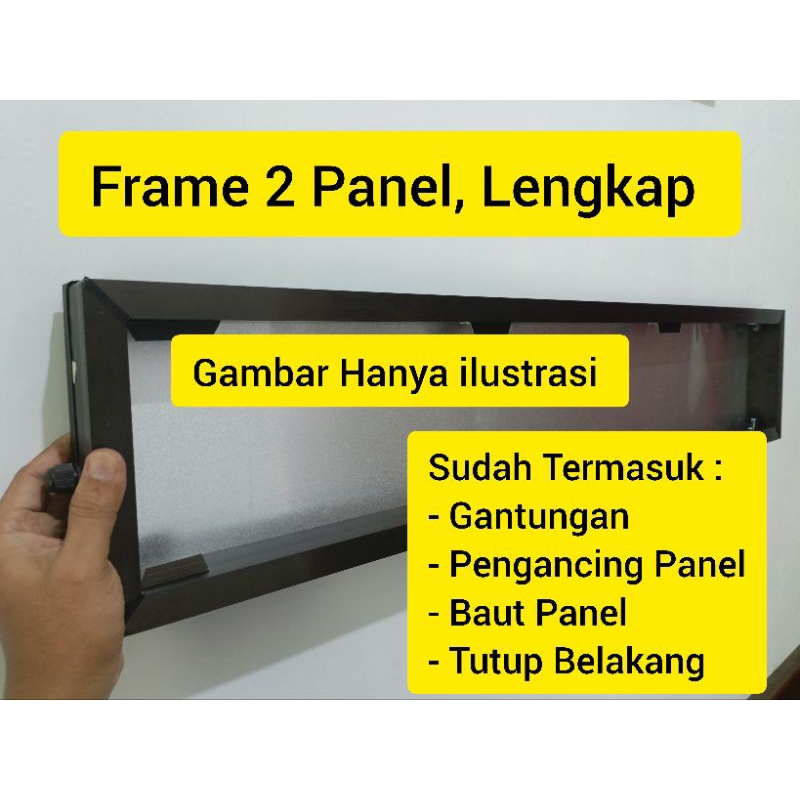 Jual Bingkai Frame Running Text 16cm X 64cm , Tulisan Berjalan | Shopee ...
