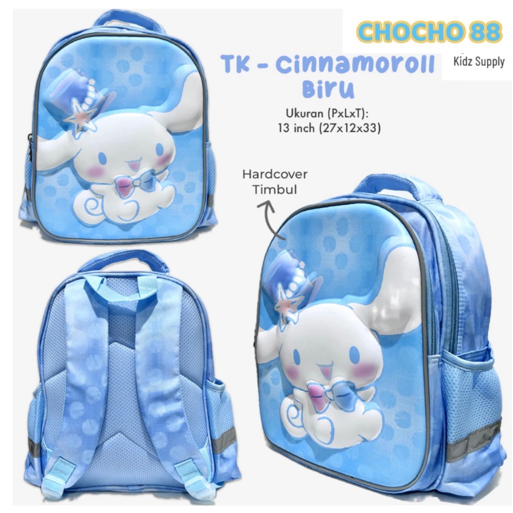 Jual TAS RANSEL SEKOLAH TK SD Sanrio Kuromi Cinnamoroll My melody HSD | Shopee Indonesia