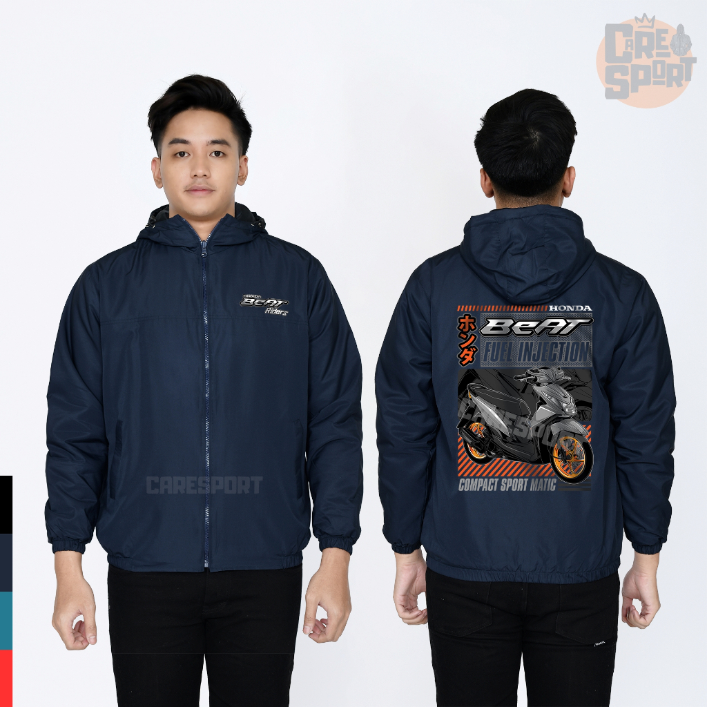 Jual JAKET PARASUT BEAT MODIF SABLON DTF PARASUT SEMI WF TAHAN ANGIN ...