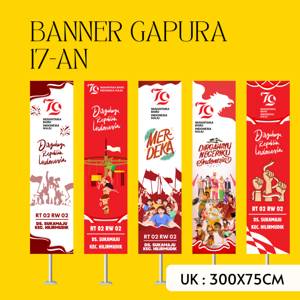 Jual Banner HUT RI 79 - Spanduk 17an - Banner Gapura 17an | Shopee ...