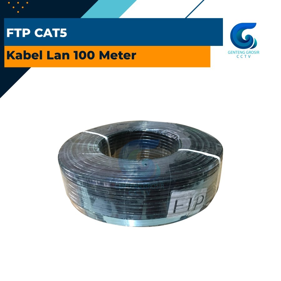 Jual Kabel LAN FTP CAT 5E 100 Meter Network Cable | Shopee Indonesia