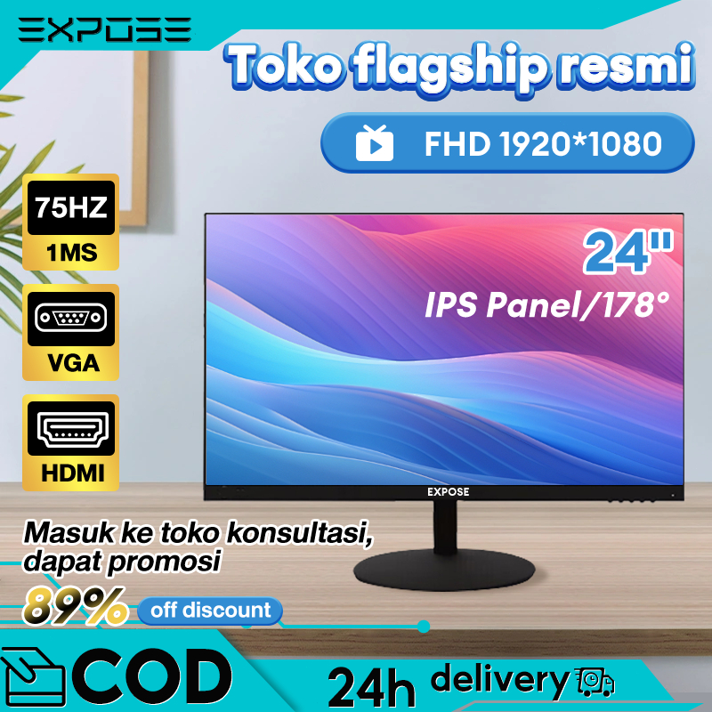 Jual Monitor PC Monitor 24 inch ,Tampilan Layar HD , 1080P Monitor ...