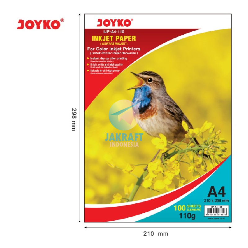 Jual (100 Lembar) Kertas Foto Doft Doff A4 / 8R Tebal 110 Gram Gsm ...