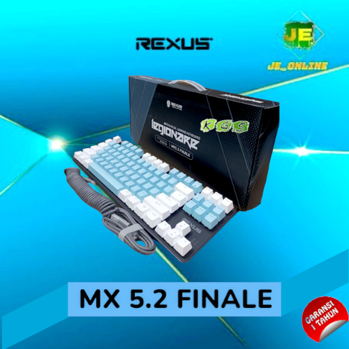 Jual Rexus mx5.2 Finale Keyboard Gaming Mechanical | Shopee Indonesia