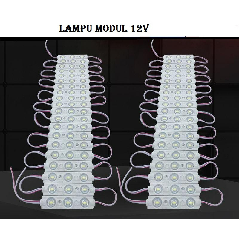 Jual SAMSUNG LED MODUL INJEKSI 3MATA CAHAYA TERANG/LAMPU LED NEON BOX ...