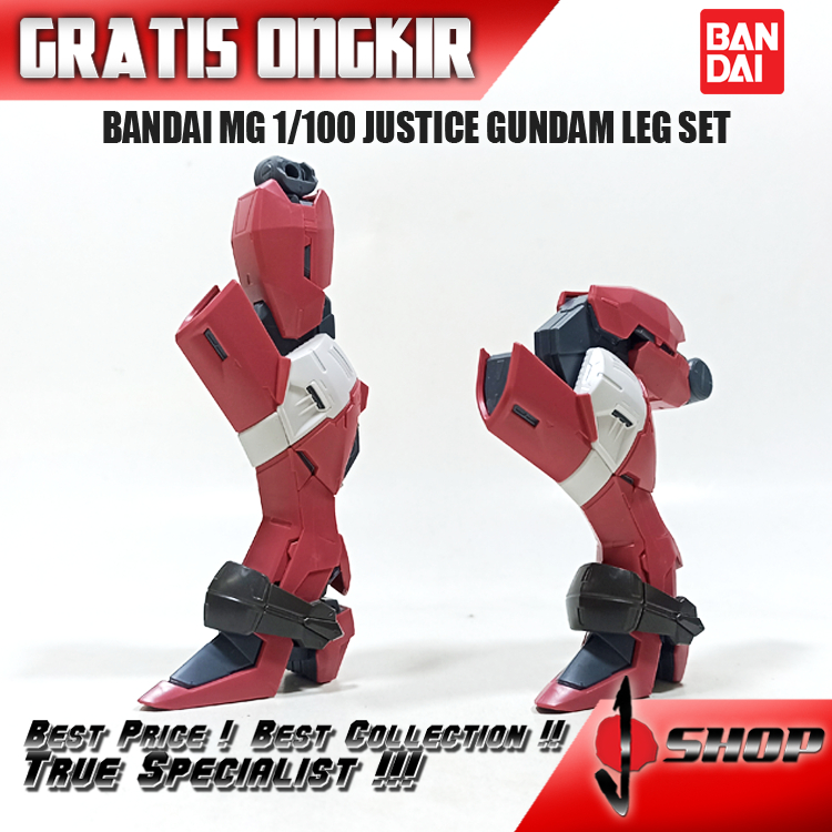 Jual BANDAI MG 1/100 JUSTICE GUNDAM LEG SET MG1207 | Shopee Indonesia