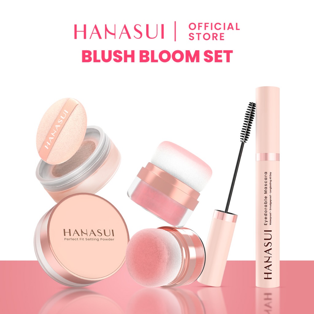Jual Hanasui Blush Bloom Set (bdl) | Shopee Indonesia