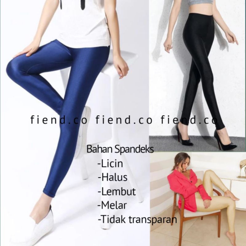 Jual Legging Panjang Spandex wanita dewasa Premium Ukuran Setandar Dan ...