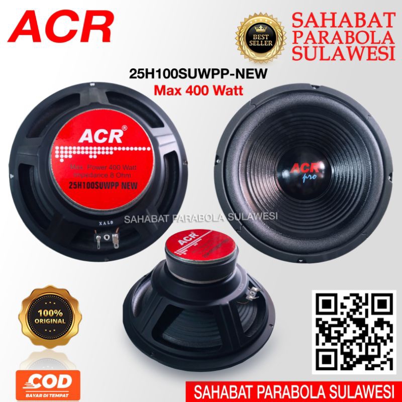 Jual SPEAKER KOMPONEN ACR 10"WOFFER ASLI | Shopee Indonesia