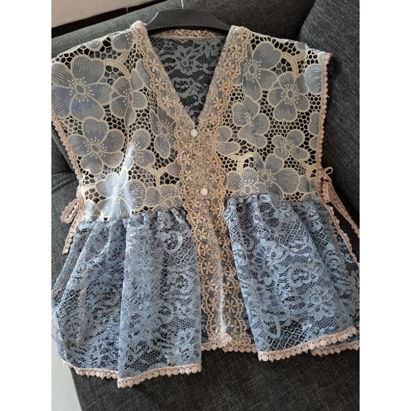 Jual Prada Vest (Vest Prada/ Vest Tile/ Vest Brukat Modern/ Baju ...