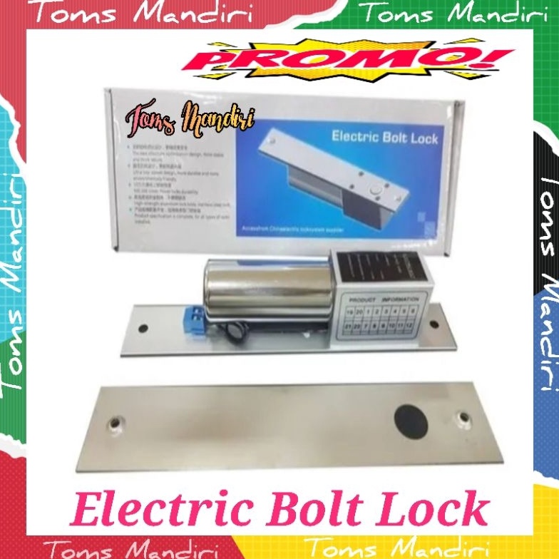 Jual TOP Electric Bolt Lock Kunci Pintu Elektrik RFID Door Access ...