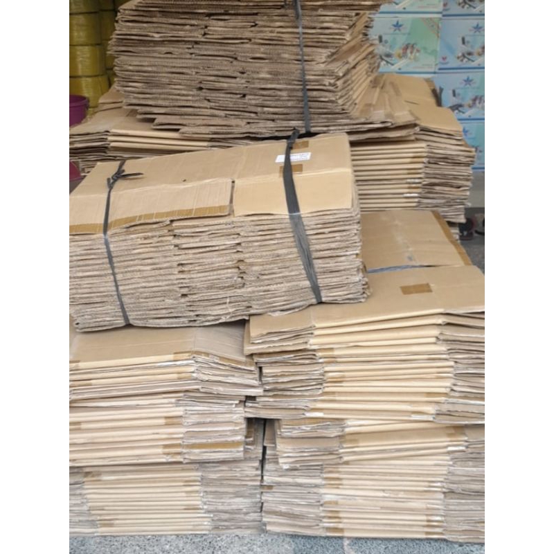 Jual Kardus Bekas Lakban/ Packing Olshop Dus Bekas Polos | Shopee Indonesia