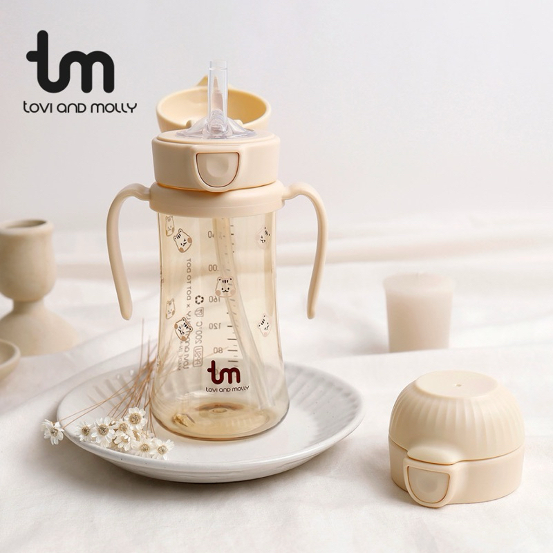 Jual Tovi and Molly The First Straw Cup Rami Vanilla 280 ml with One ...