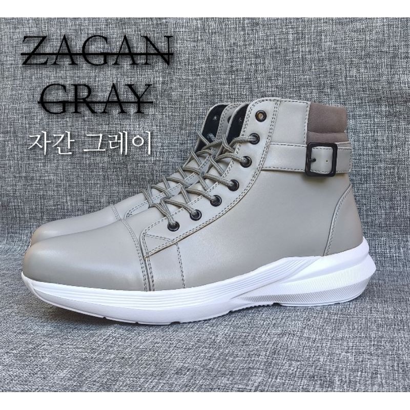 Jual ZAGAN GRAY | Sepatu Boots Unisex ( Pria / Wanita ) Boots korea ...