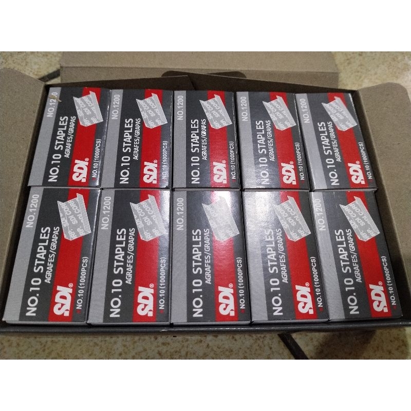 Jual 10 dus kecil \ Atom SDI \ Staples bagus \ isi hekter kecil no.10 ...