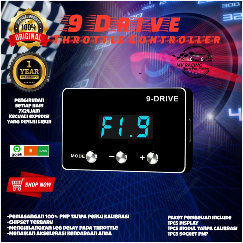 Jual 9 Drive Throttle Controller Honda 9Drive Piggyback Remap Ecu ...