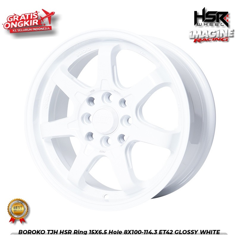 Jual Velg racing mobil ring 15 avanza livina brio sigra ayla hole 4x100-114,3 Hsr Tjh | Shopee ...