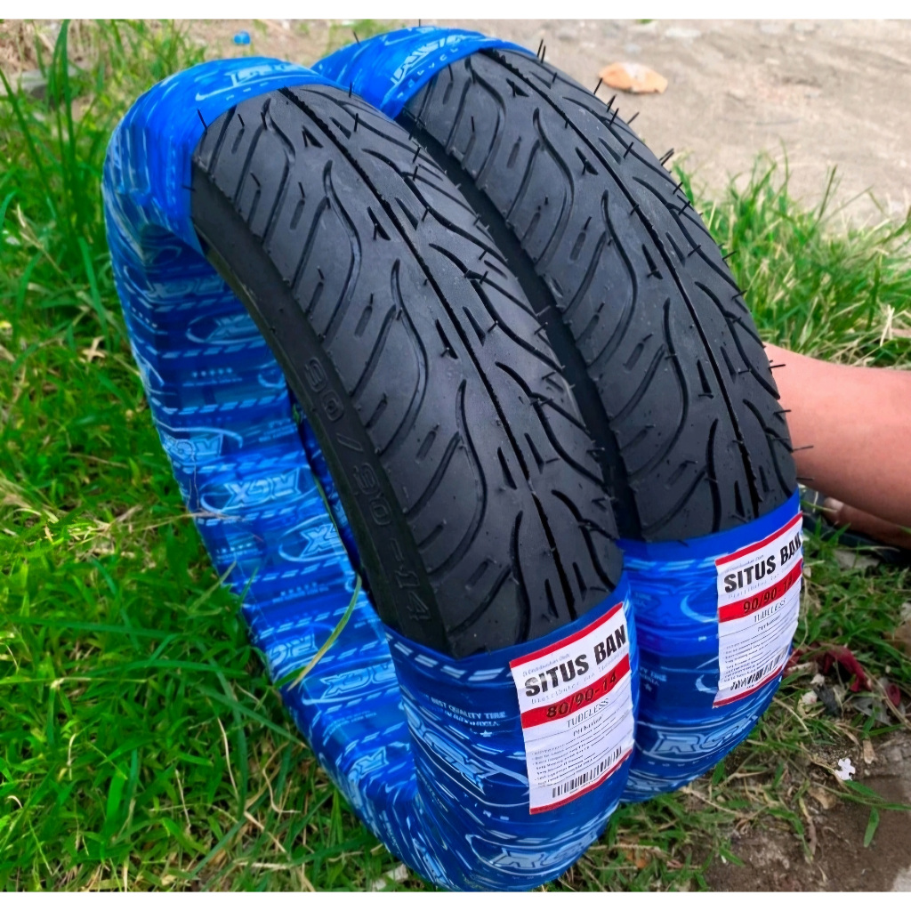 Jual ban metik tubeless depan belakang ukuran 80/90 14 dan 90/90 14 ...