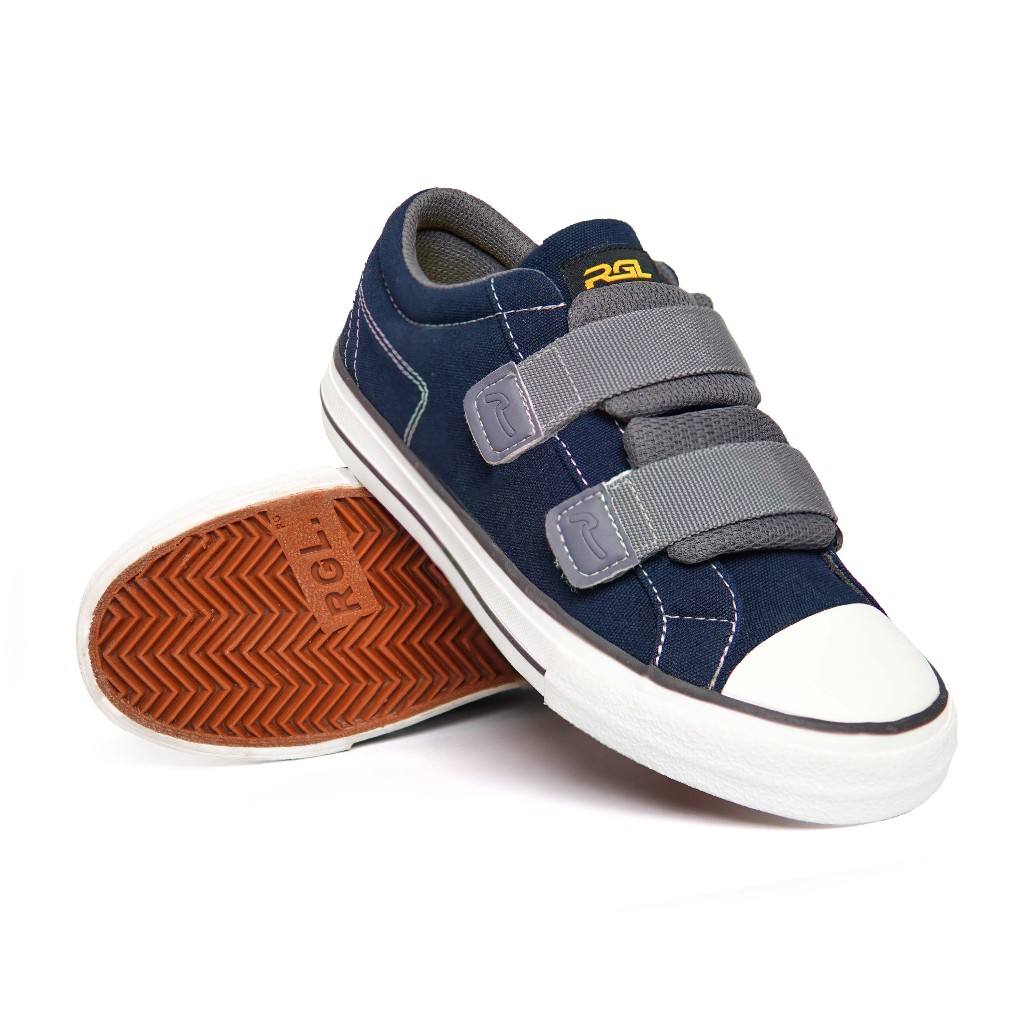 Jual RAINGEL VIRA - sepatu local brand - navy grey | Shopee Indonesia