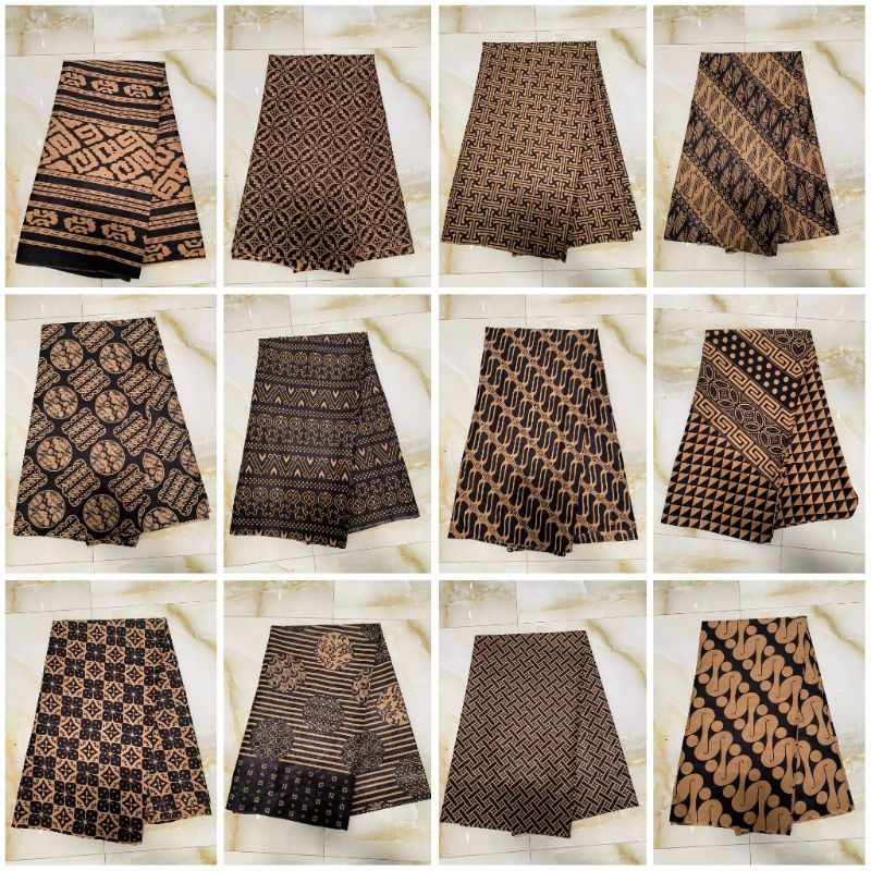 Jual STRPE854 KAIN BATIK SOGAN COKLAT KAIN BATIK JARIK KAIN BATIK ...
