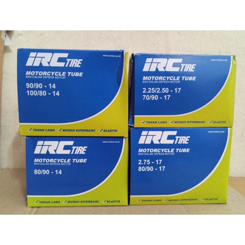 Jual BAN DALAM MOTOR IRC RING 17 DAN 14 SEMUA UKURAN | Shopee Indonesia