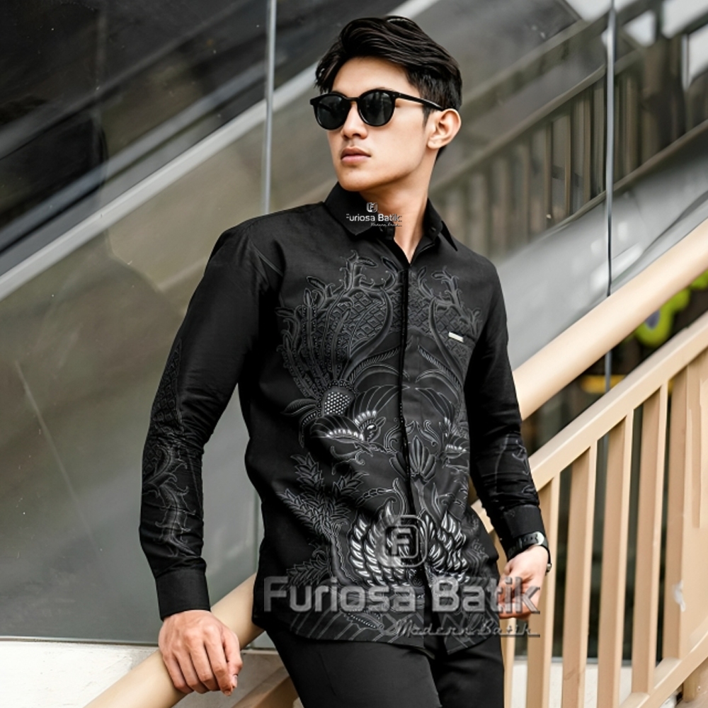 Jual Furiosa Batik LANDAK HITAM Original Batik Pria Kemeja Batik Pria ...