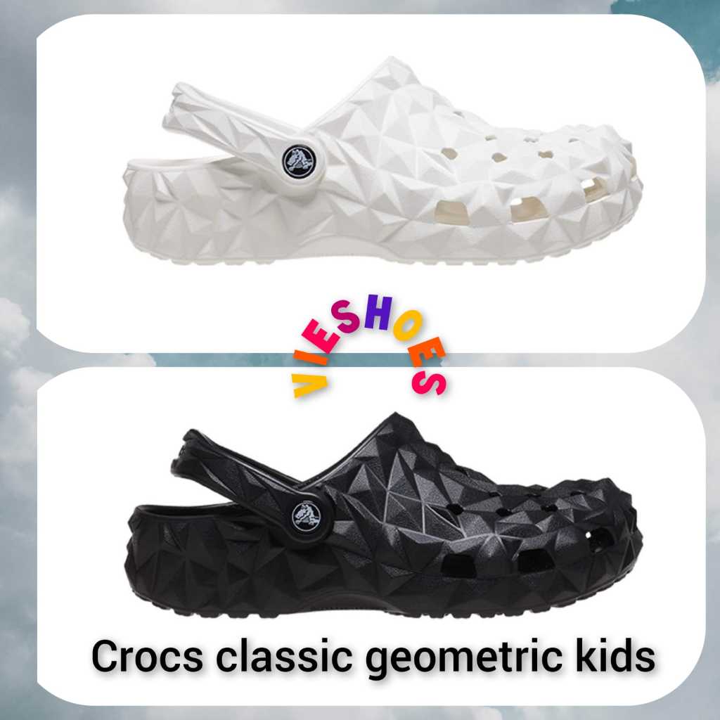 Jual Crocs Classic Geometric Clog Kids Unisex | Shopee Indonesia