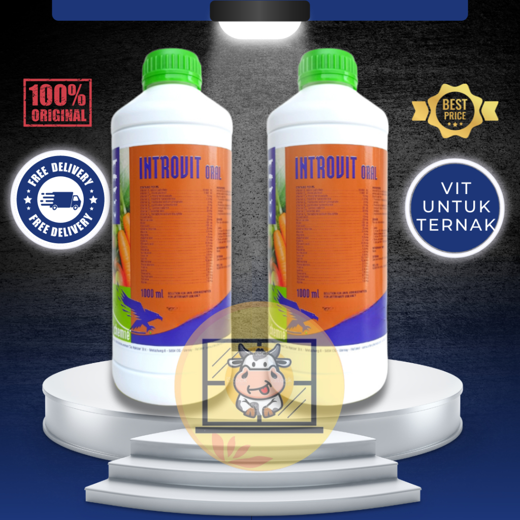 Jual INTROVIT ORAL 1 Liter Multivitamin & Asam Amino Mempercepat ...
