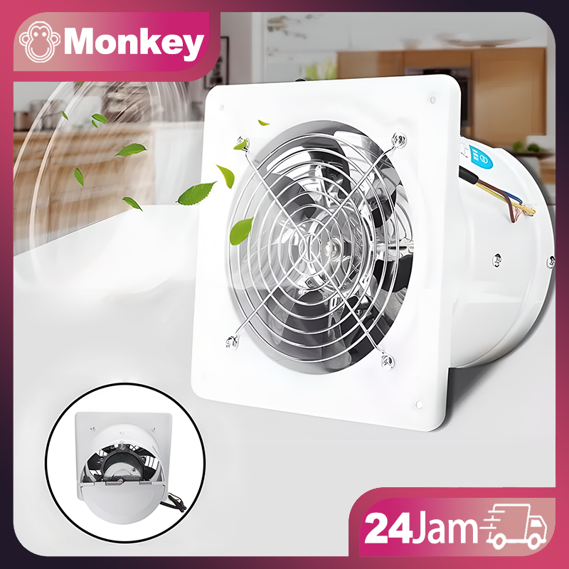 Jual Exhaust Fan Dinding 4Inch Booster Fan Kipas Exhaust Ventilasi ...