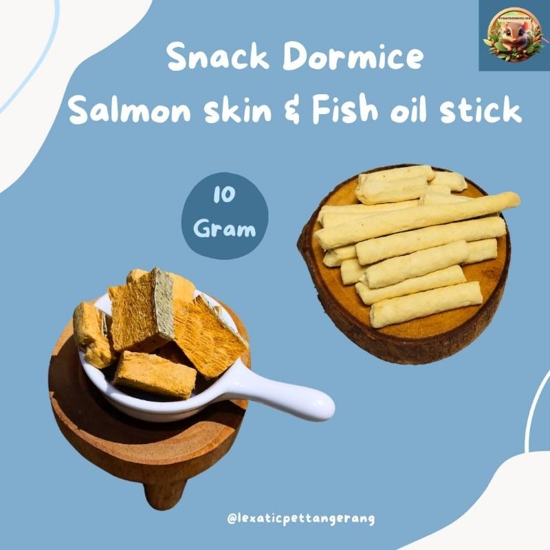 Jual Snack African Pygmy Dormice | Dried Salmon Skin & Fish Oil Stick ...