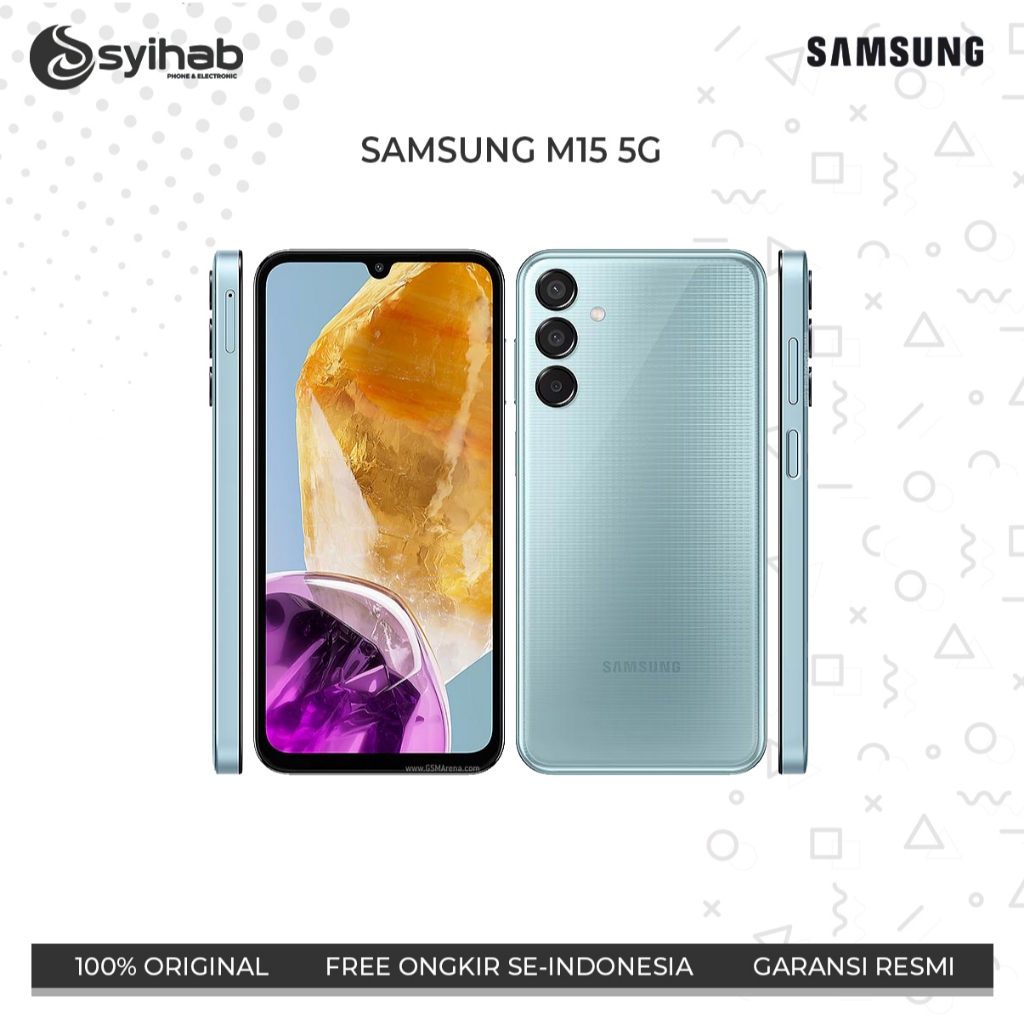 Jual Samsung M15 5G M156B 6/128GB - Garansi 1 Tahun | Shopee Indonesia