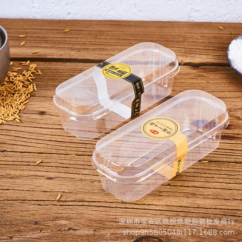 Jual Kotak Cookies cheesekuit Mika Panjang (10pcs) Mika Tiramisu kotak ...