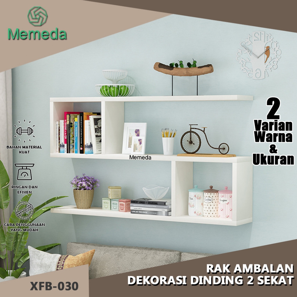 Jual Memeda Gantungan Rak Dinding Gantung Bentuk S Sekat Persegi ...