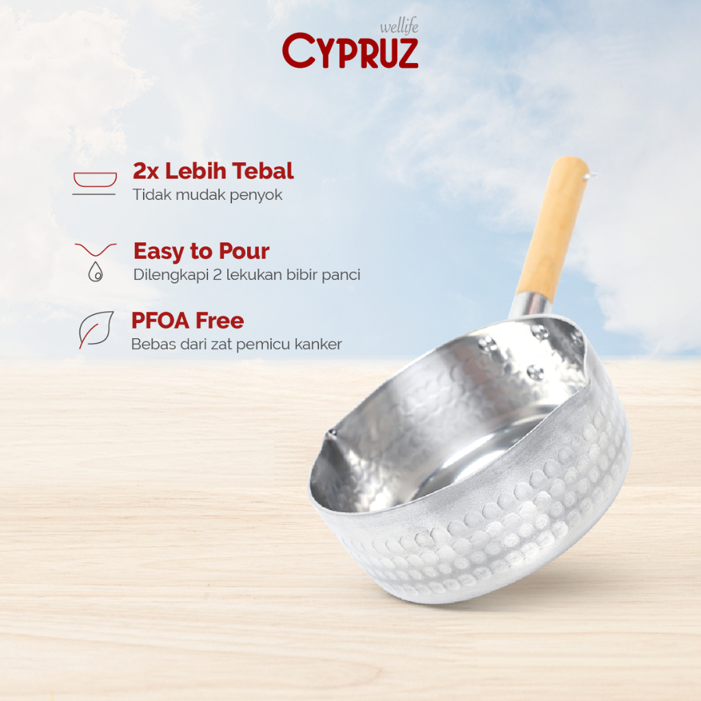Jual PANCI SUSU CYPRUZ SAUCE PAN CYPRUZ ALUMUNIUM SERIES 16 - 18 CM ...