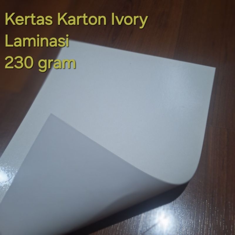 Jual Karton Ivory Laminasi | Shopee Indonesia