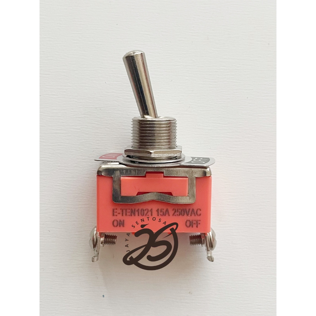 Jual TOGGLE SWITCH E-TEN 1021 2 PIN ON OFF 15A 250VAC SAKLAR TOGGLE ...