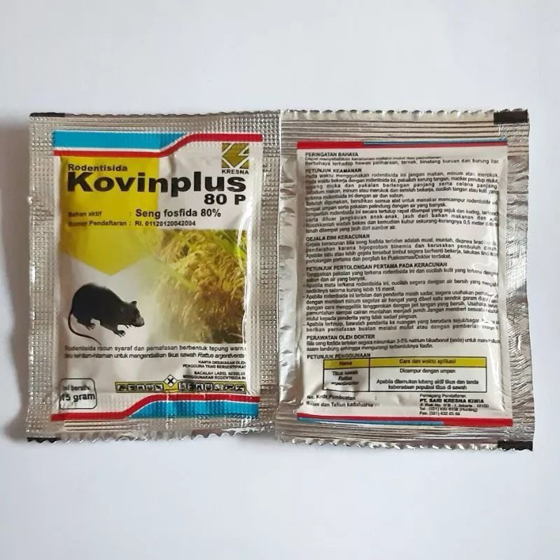 Jual KOVINPLUS RACUN TIKUS DAN BABI HUTAN SANGAT AMPUH MATI KERING 15g ...