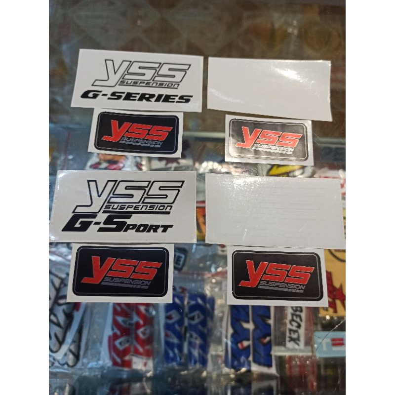 Jual Sticker Shock YSS G Series / G Sport Transparant 1 set isi besar ...