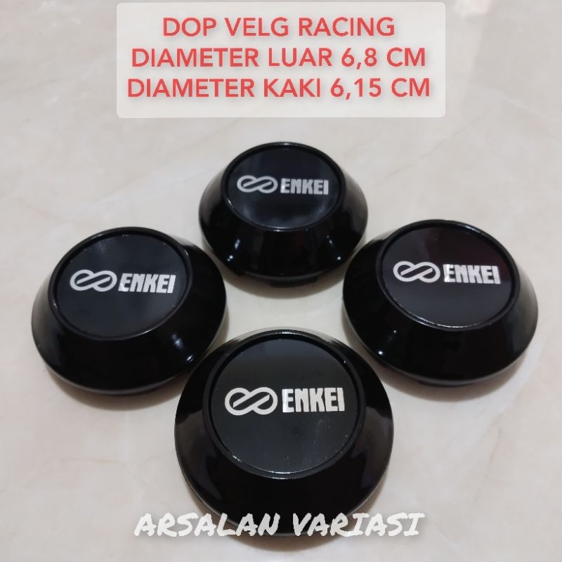 Jual Dop roda tutup velg mobil racing kerucut besar logo plat hitam ...