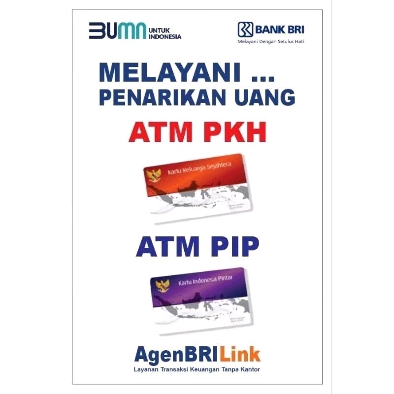 Jual STIKER VINYL POSTER AGEN BRILINK PKH DAN PIP | Shopee Indonesia