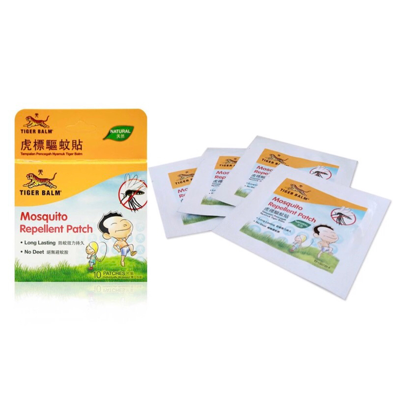 Jual tiger mosquito patch / tiger tempel anti nyamuk isi 10lembar ...