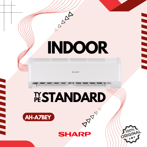 Jual INDOOR AC SHARP AH-A7BEY SPLIT 3/4 PK STANDARD BARU (INDOOR SAJA BELUM TERMASUK OUTDOOR ...