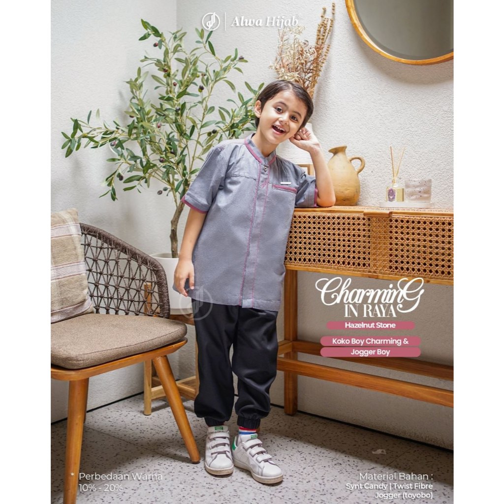 Jual ALWA HIJAB CHARMING KOKO BOY ( HANYA KOKO SAJA ) | Shopee Indonesia